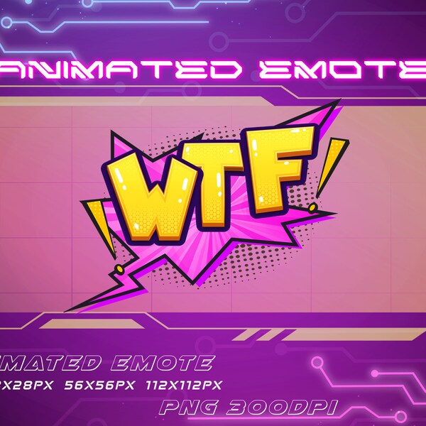 Twitch Wtf Emotes - Etsy UK