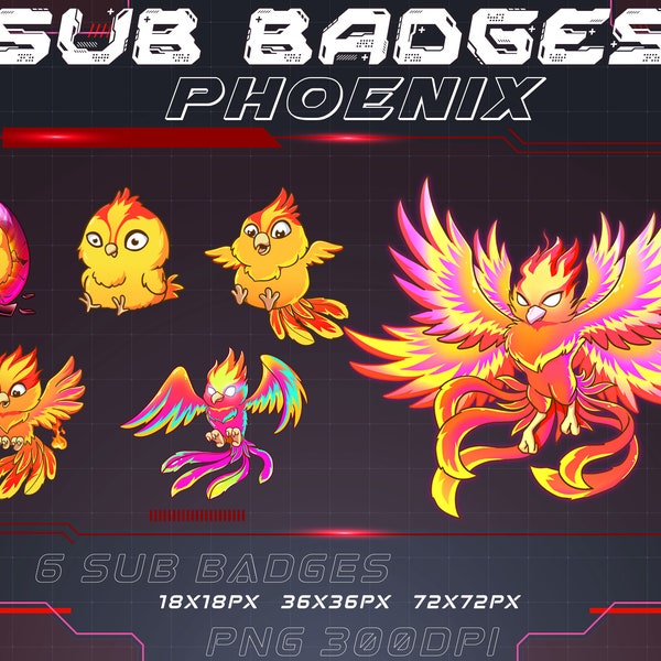 Twitch Phoenix Emote - Etsy