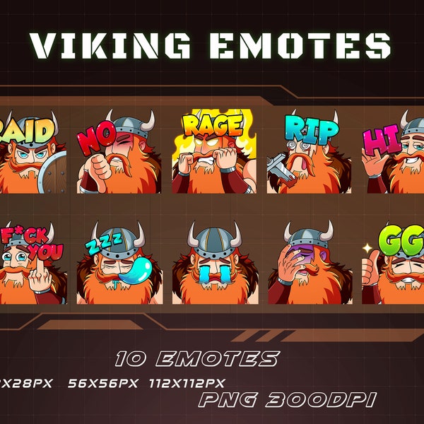 Discord Emotes Viking - Etsy