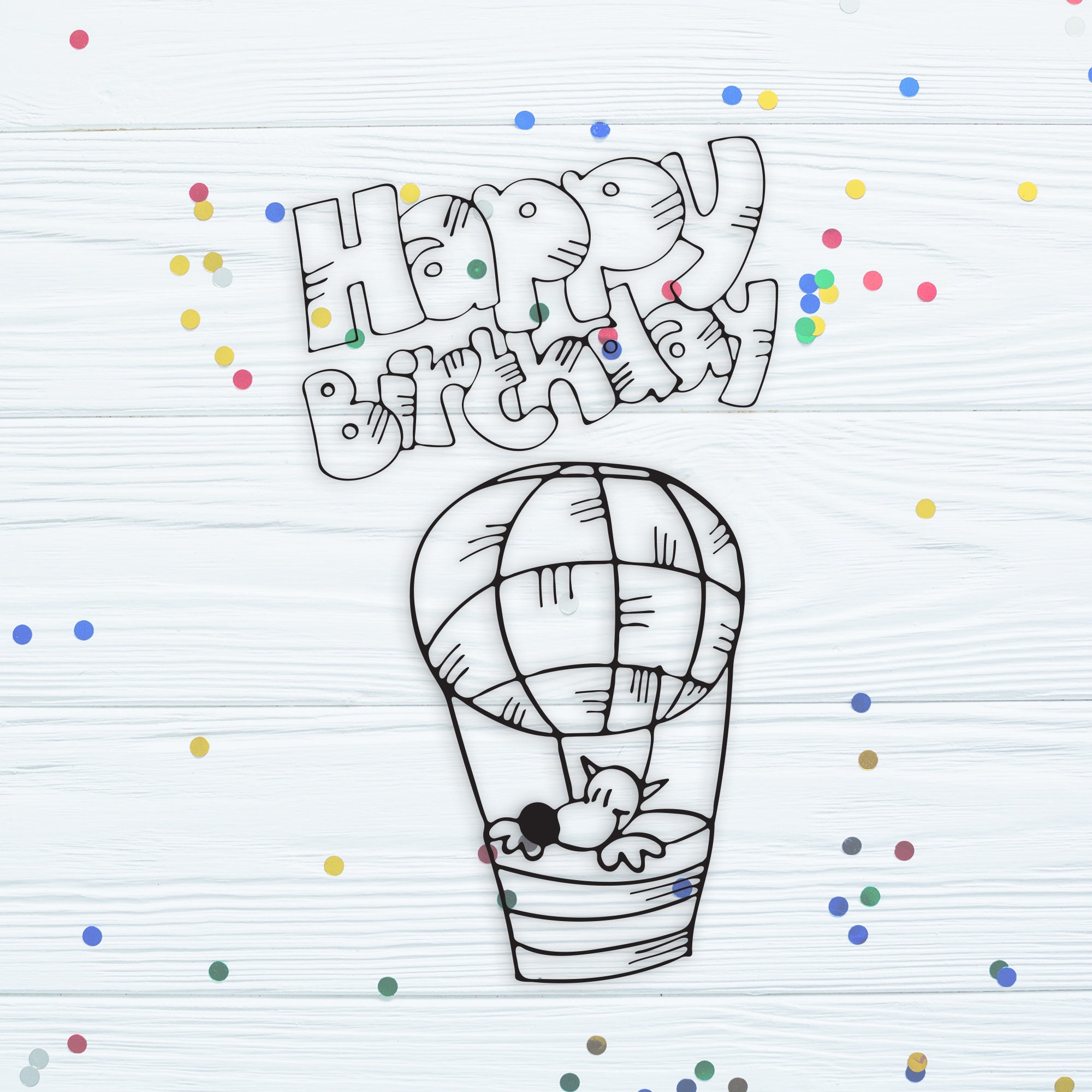 Happy Birthday SVG Dog Lovers Birthday PNG Laser Cutting and Plasma ...