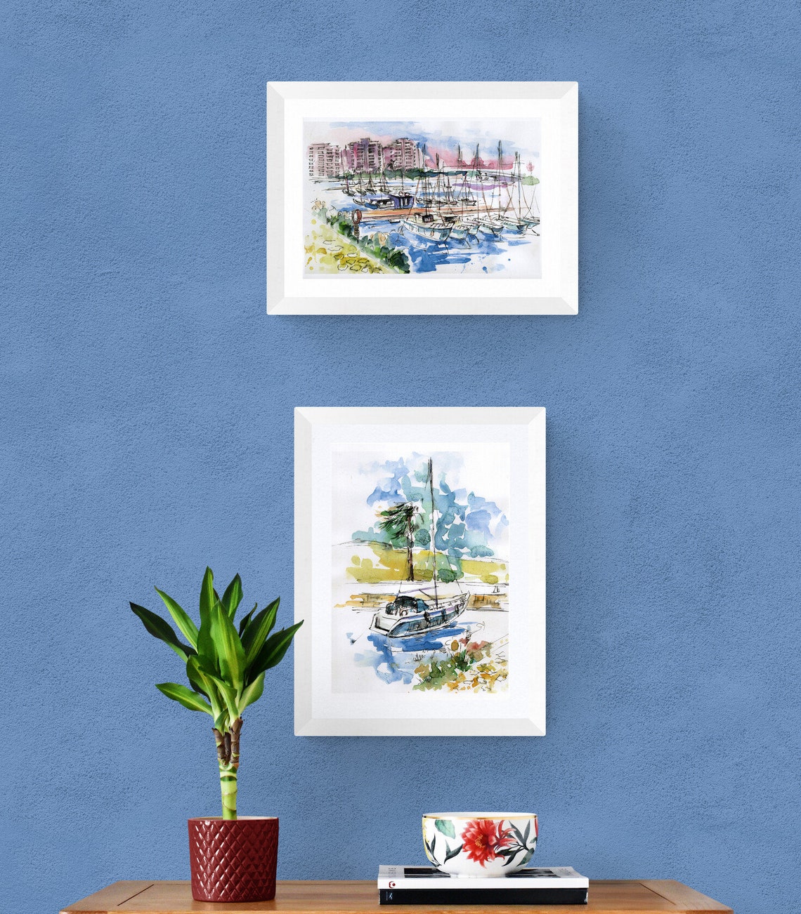 Yacht. Artistic Print of a Yacht, Port - Etsy
