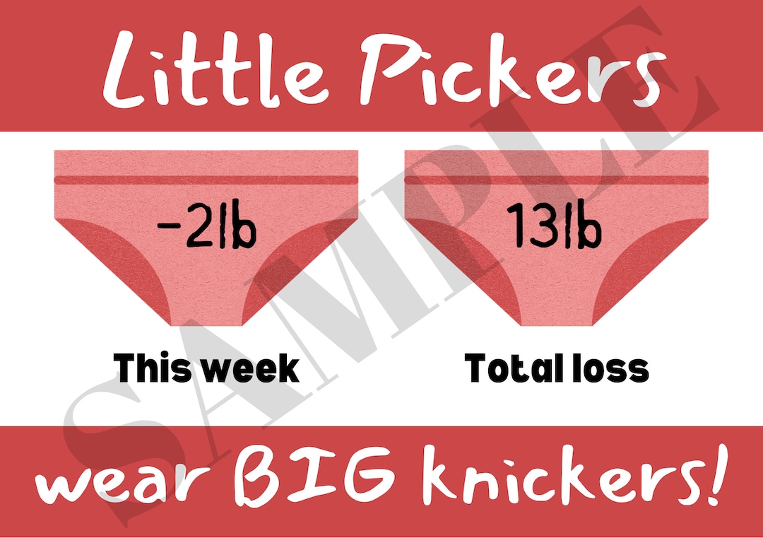 Digital Download - Little Pickers Wear BIG Knickers - Weight Loss ...