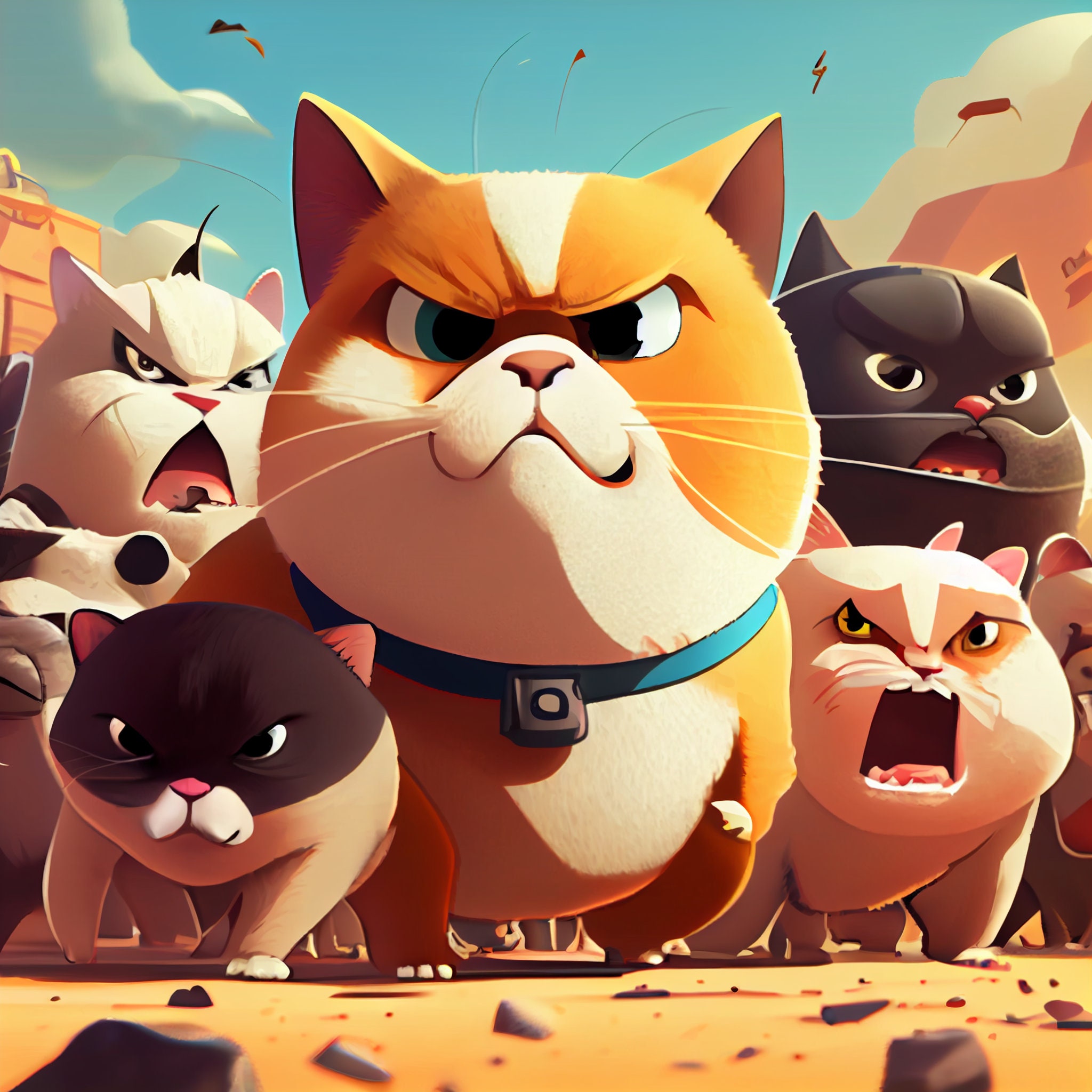 Unleash the Power of the Battle Cats - Etsy