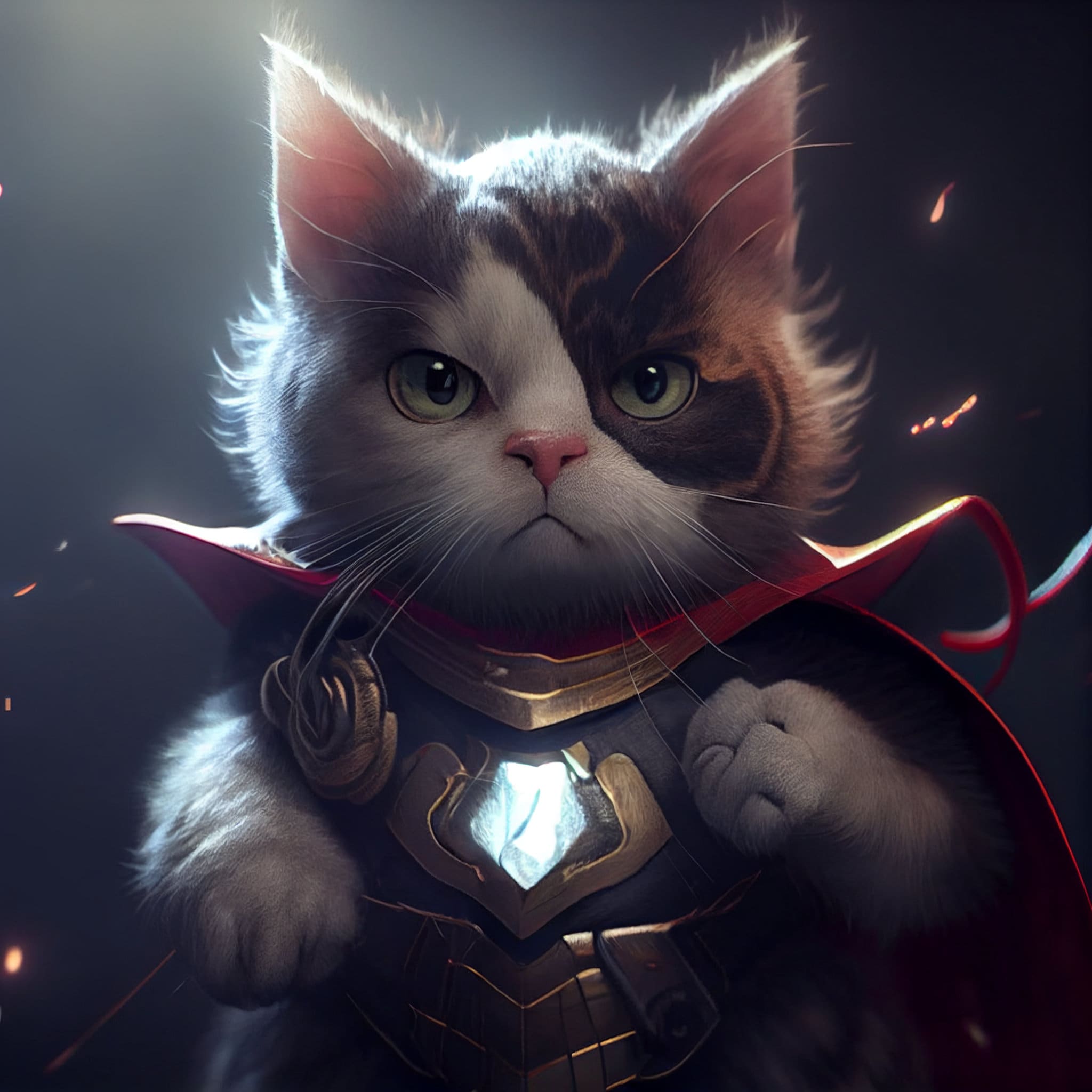 Superhero Cats - Digital Art Prints - Etsy