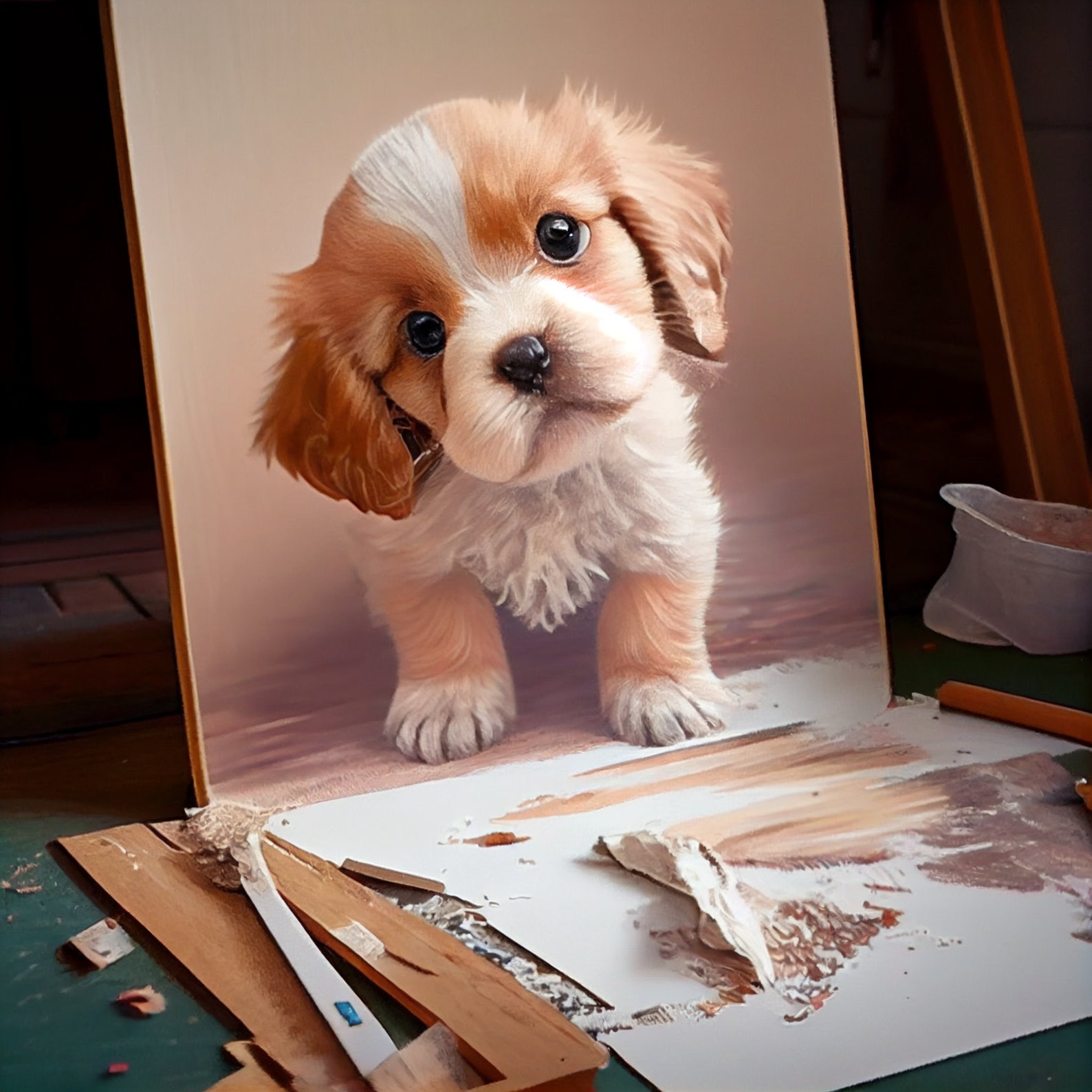 Adorable Pups Digital Art - Perfect for Animal Lovers and Dog Owners - Etsy
