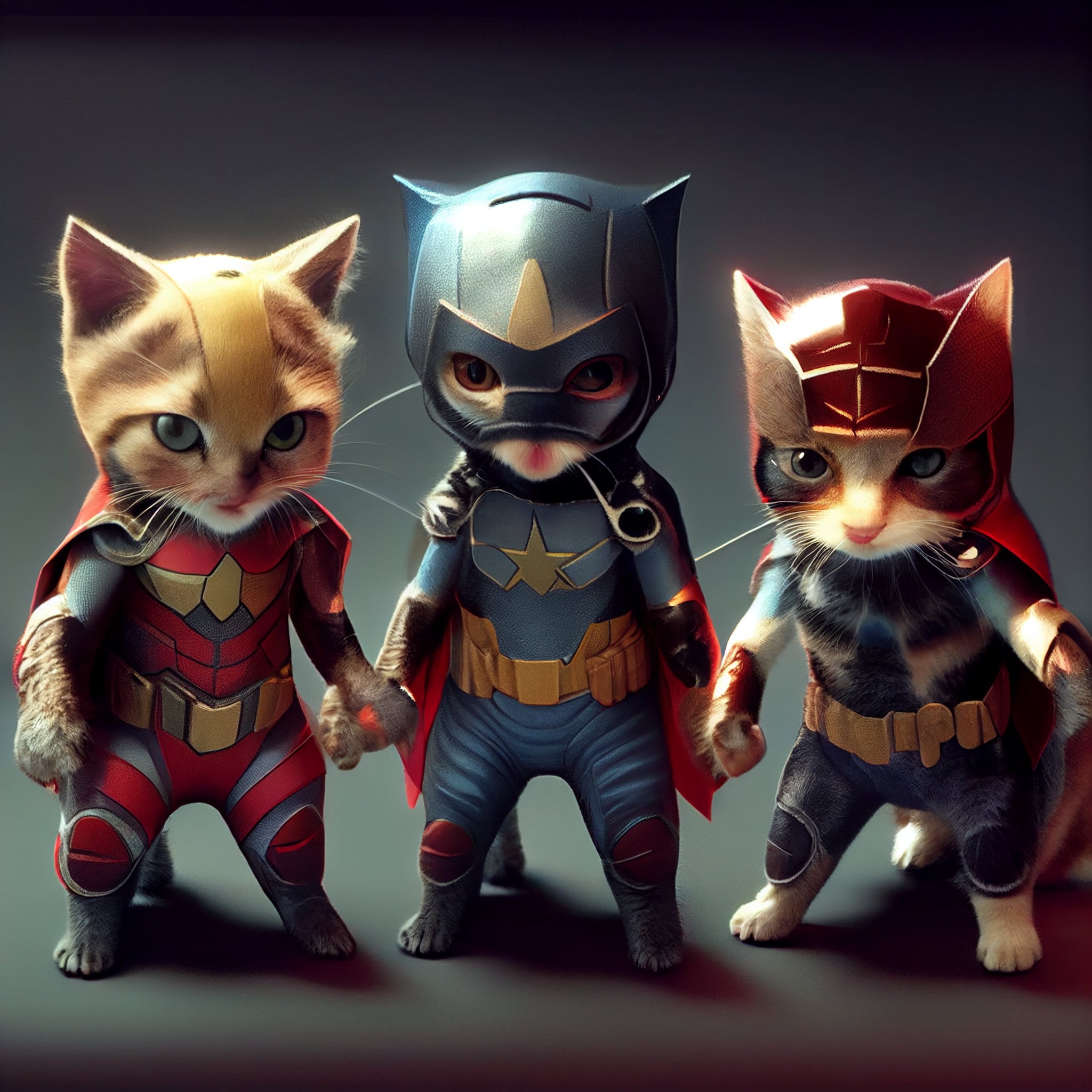 Superhero Cats - Digital Art Prints - Etsy
