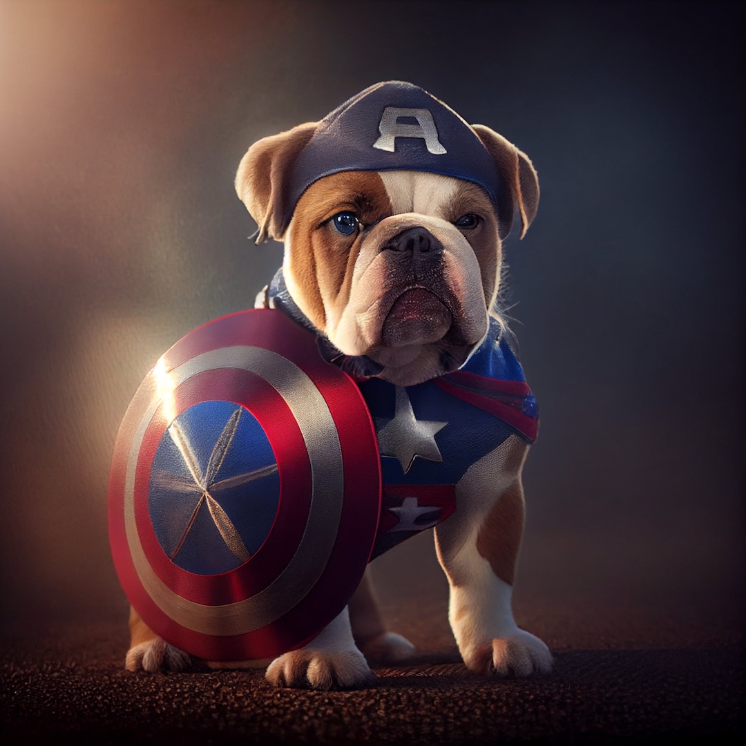 Superhero Pups: Digital Art Set - Etsy
