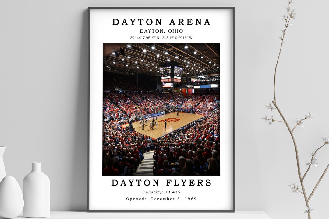Dayton Arena Stadium Canvas Poster Dayton Arena Poster Print Basketball ...
