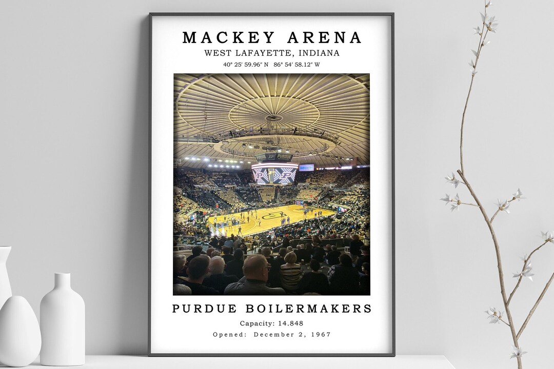 Mackey Arena Canvas Poster Mackey Arena Stadium Print Basketball ...