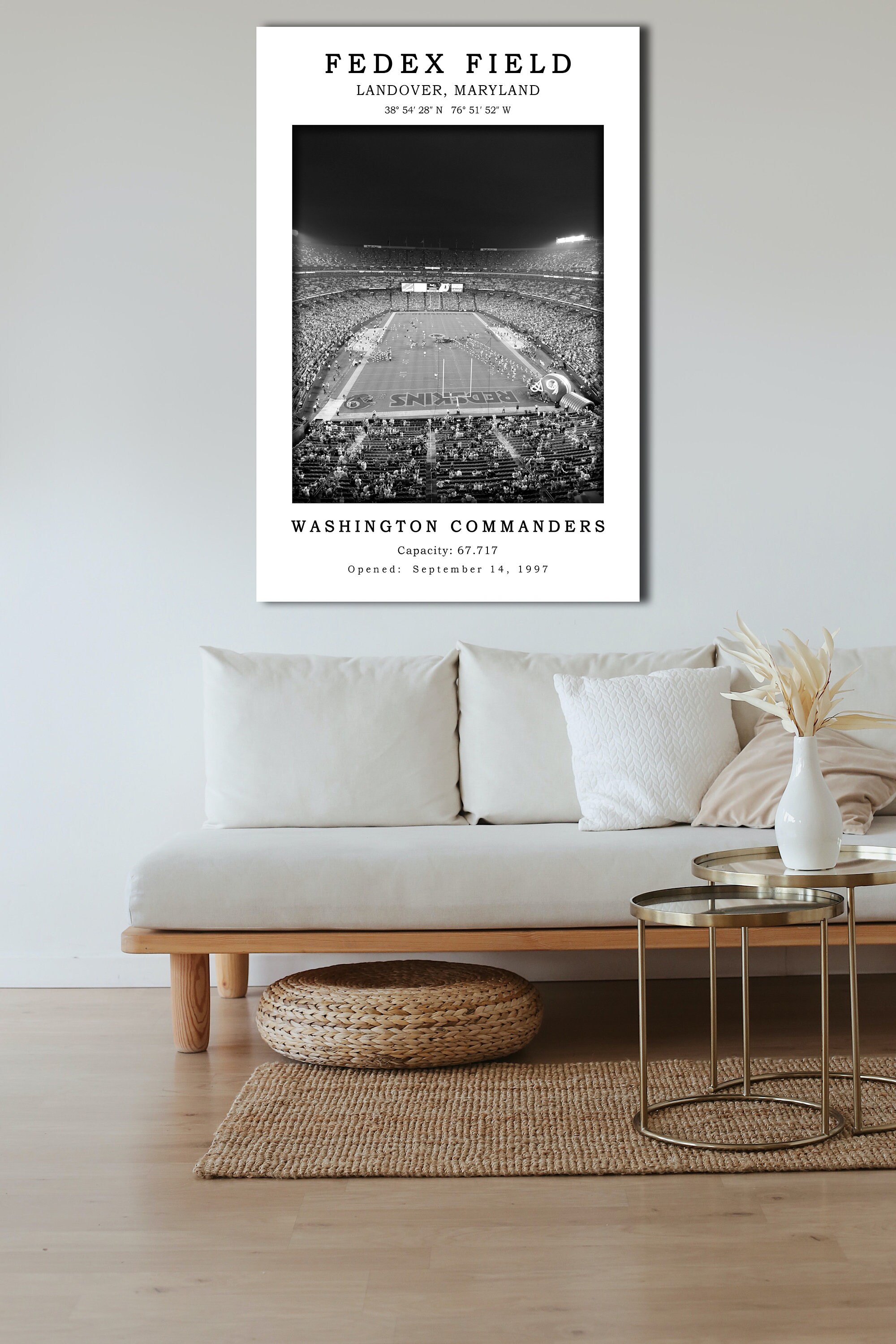 Fedex Field Stadium Print Fedex Field Stadium Canvas - Etsy