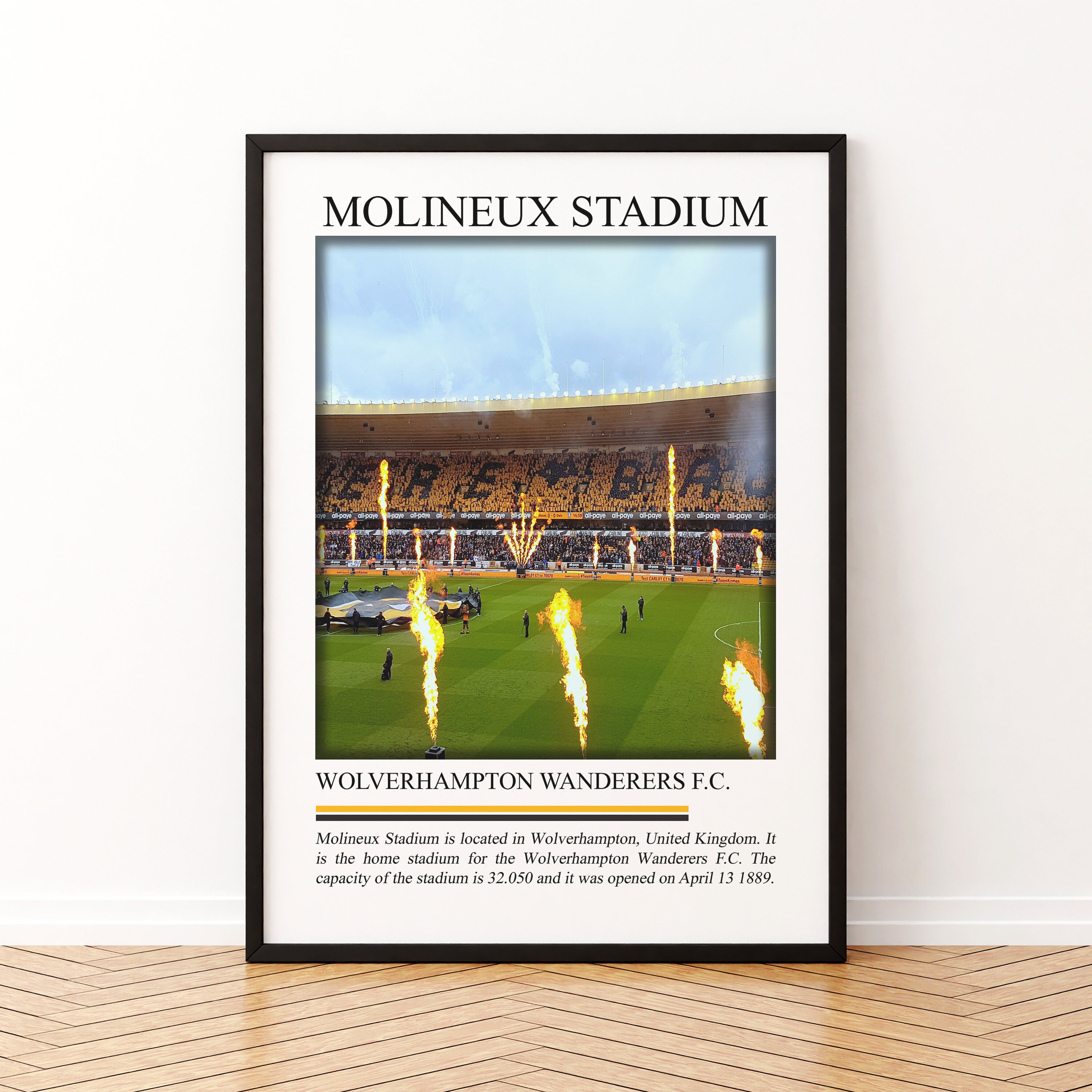 Molineux Stadium Poster Molineux Stadium Poster Print - Etsy