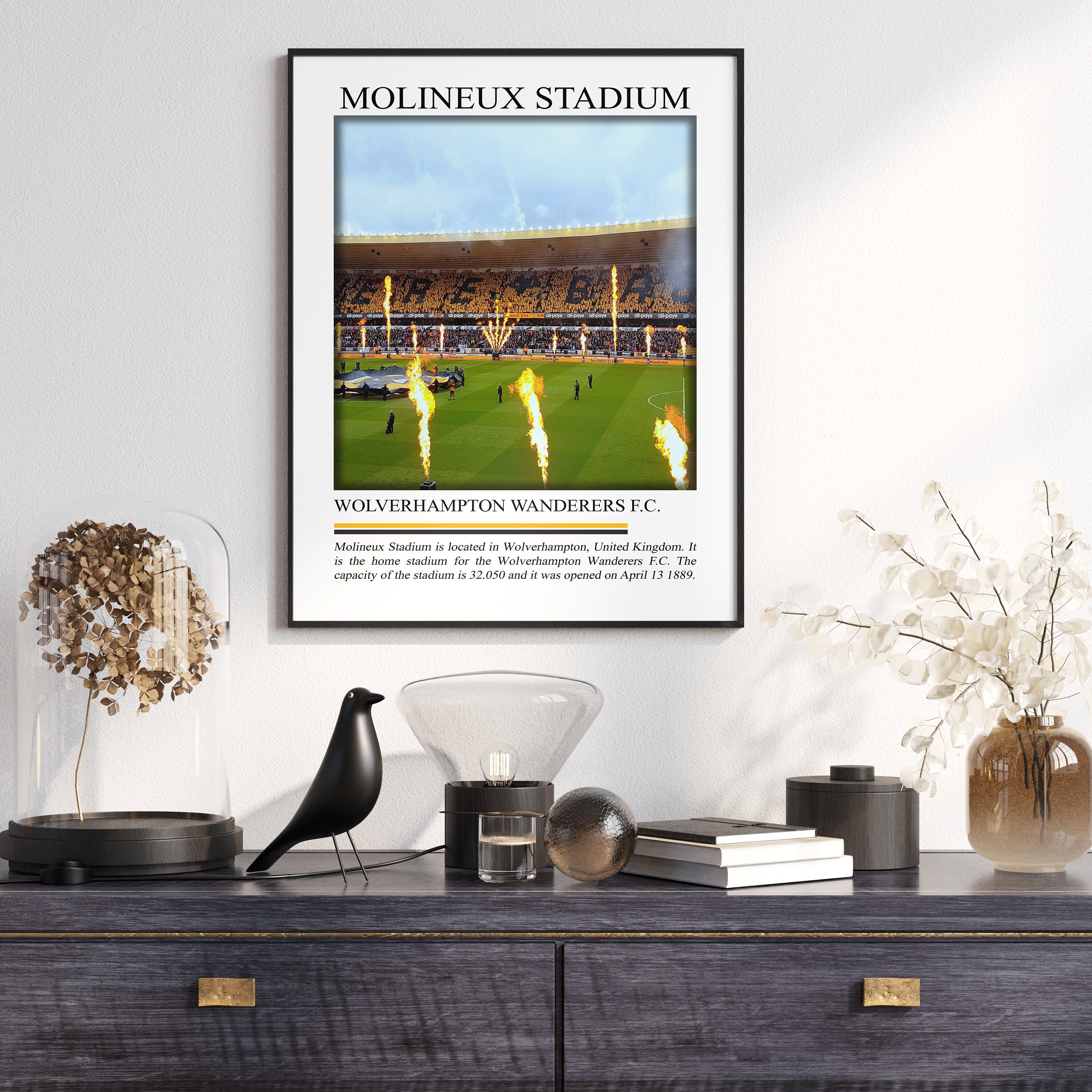 Molineux Stadium Poster Molineux Stadium Poster Print - Etsy