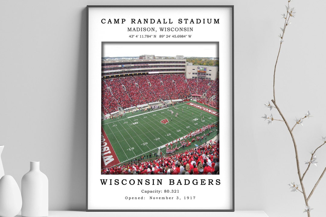 Camp Randall Canvas Print Camp Randall Stadium Canvas Digital Print ...