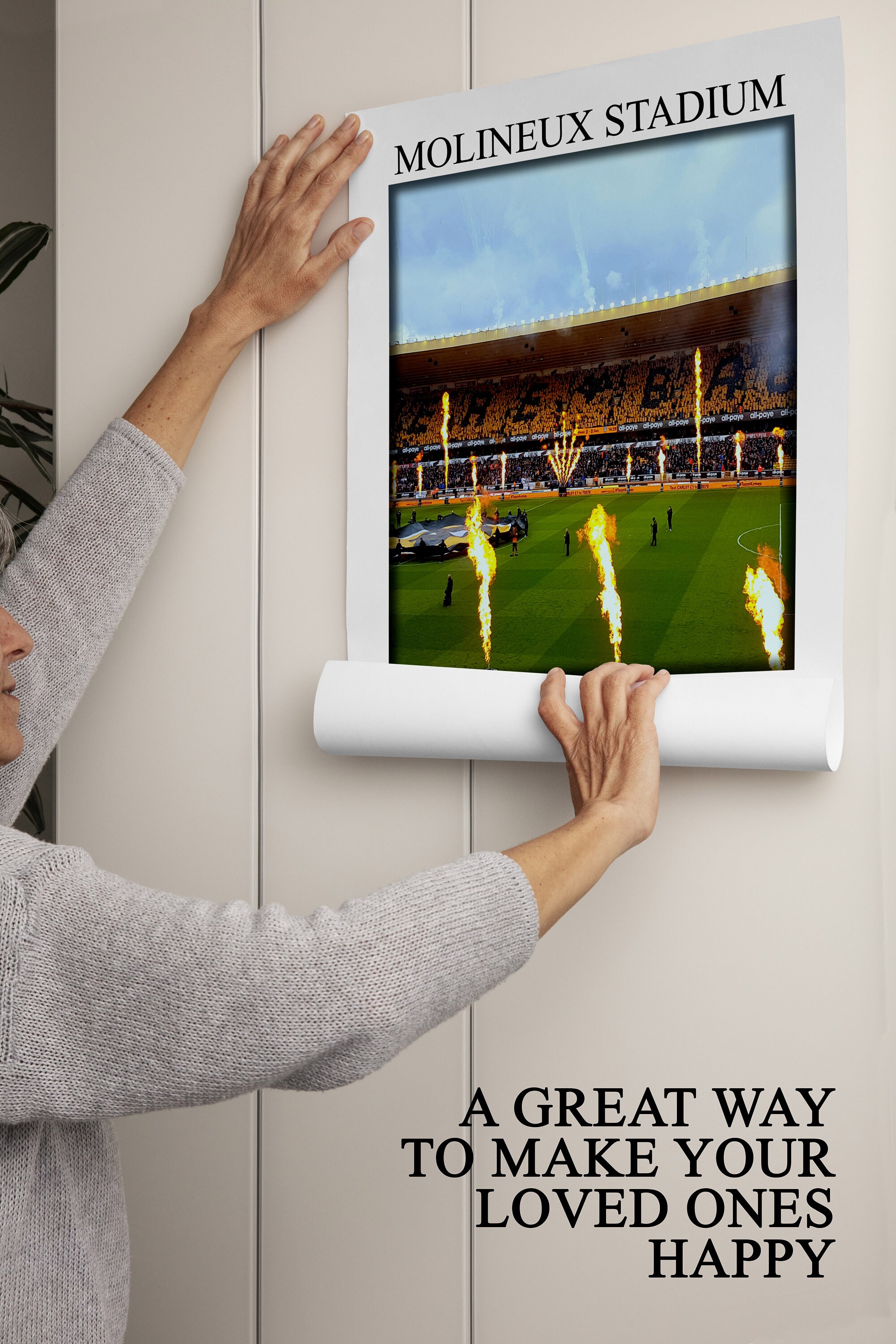 Molineux Stadium Poster Molineux Stadium Poster Print - Etsy