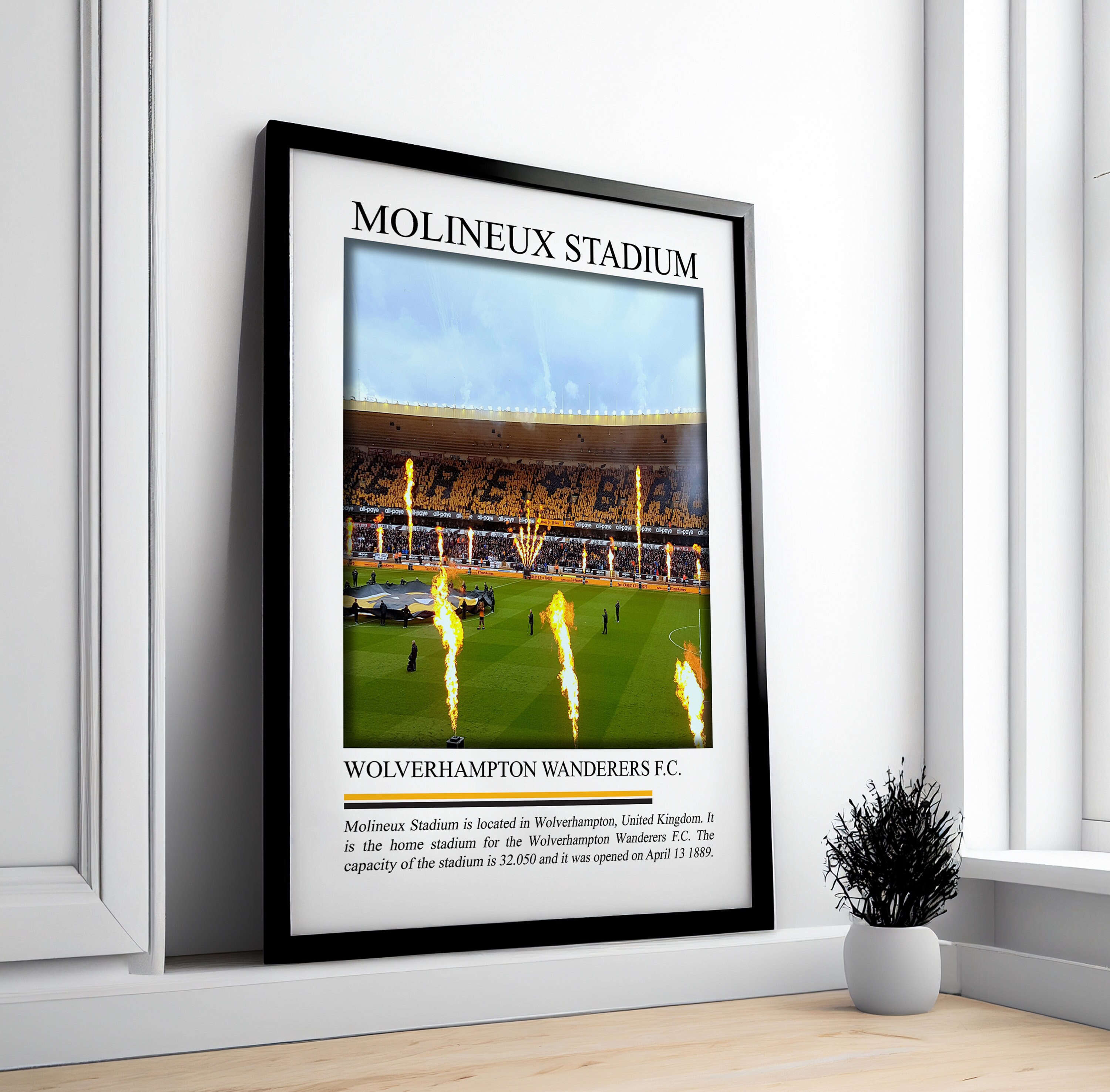 Molineux Stadium Poster Molineux Stadium Poster Print - Etsy