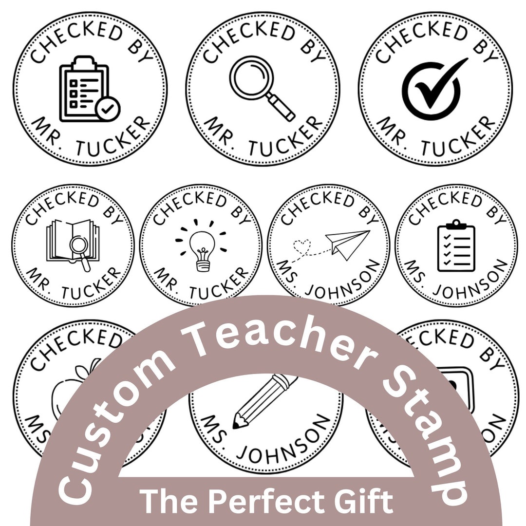 Teacher Stamps, Personalized Teacher Stamps, Custom Teacher Stamps ...