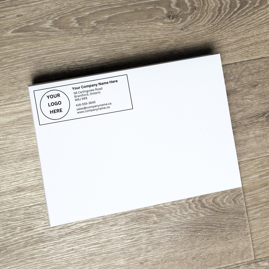 Custom Logo Stamp: Self-inking Return Address Stamp - Etsy