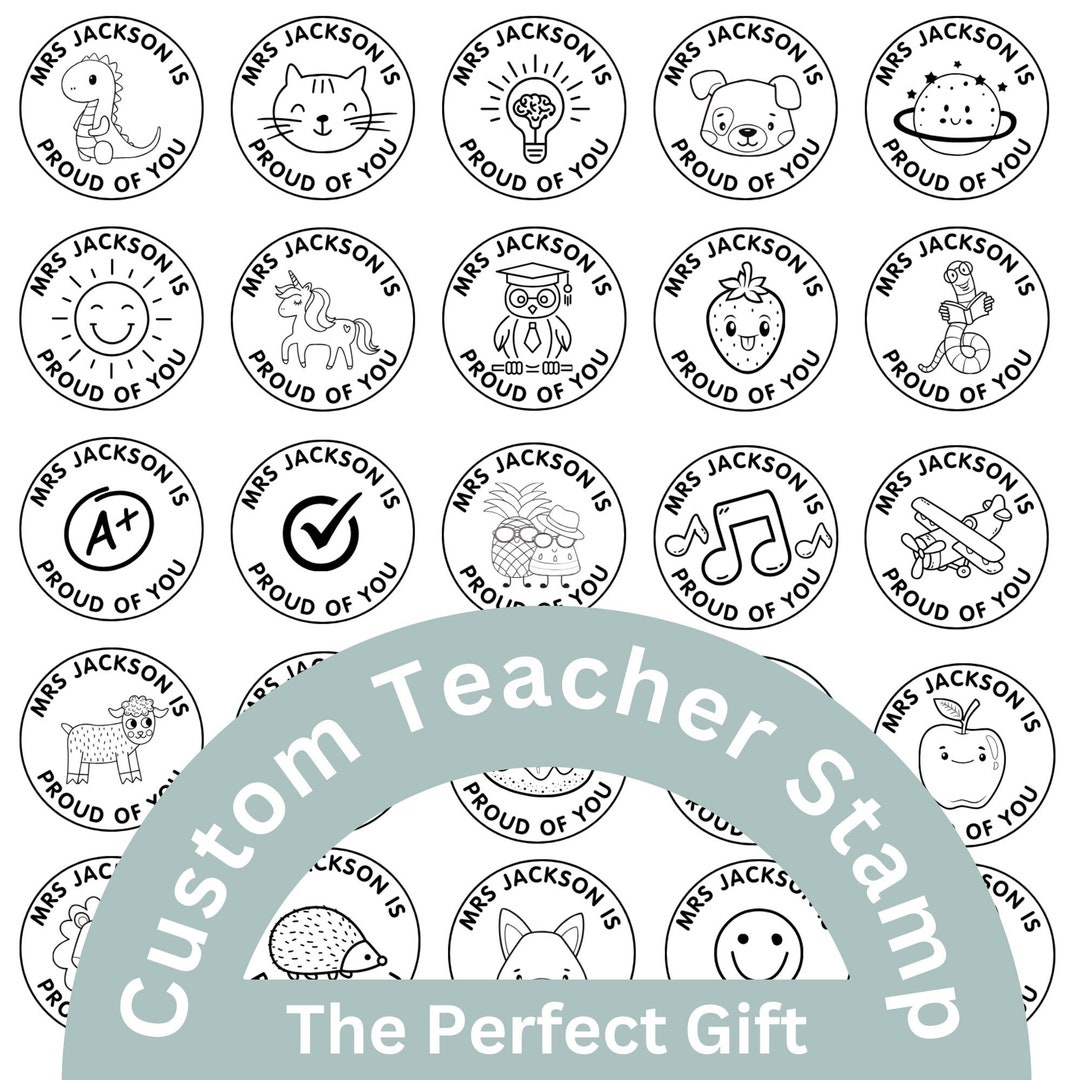 Teacher Stamps, Personalized Teacher Stamps, Custom Teacher Stamps ...