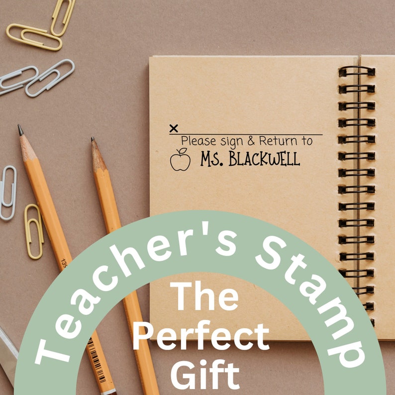Personalized Teacher Stamps, Custom Teacher Stamps, Teacher Gift ...