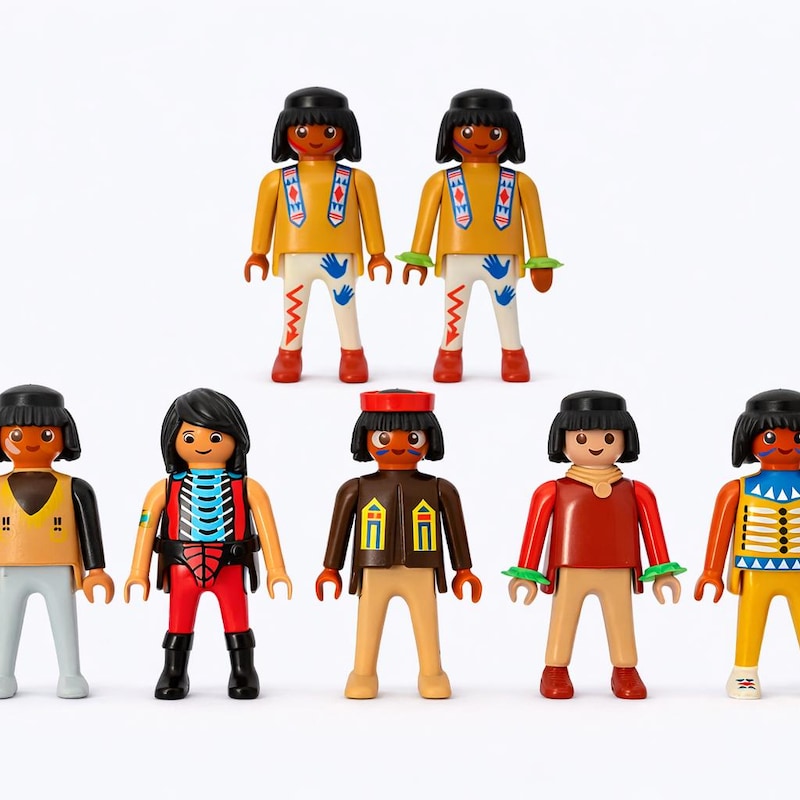 Cowboy & indian figures - Etsy Italia