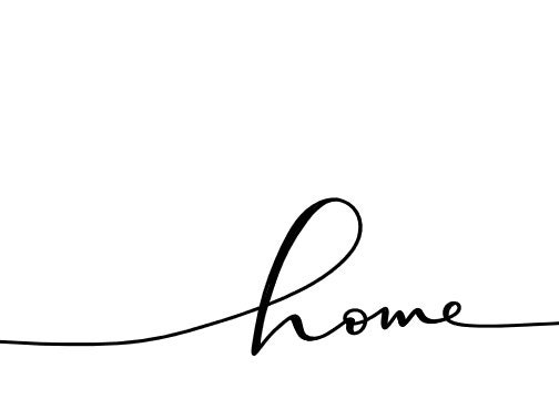 Custom "home" Digital File, Personalized Calligraphy, Digital Lettering ...