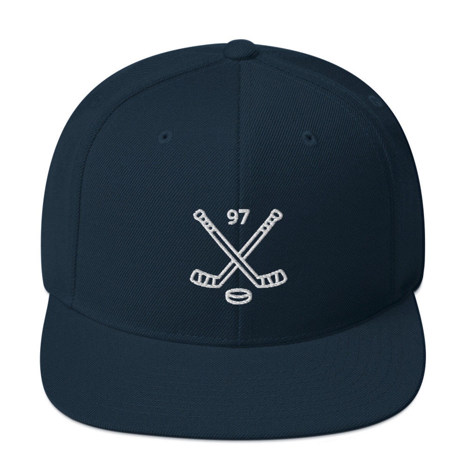 Personalized Hockey Number Hat - Custom Hockey Player Gift - Hockey ...