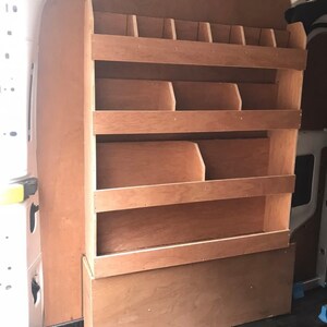 Volkswagen Crafter Van Racking Plywood Shelving - Etsy