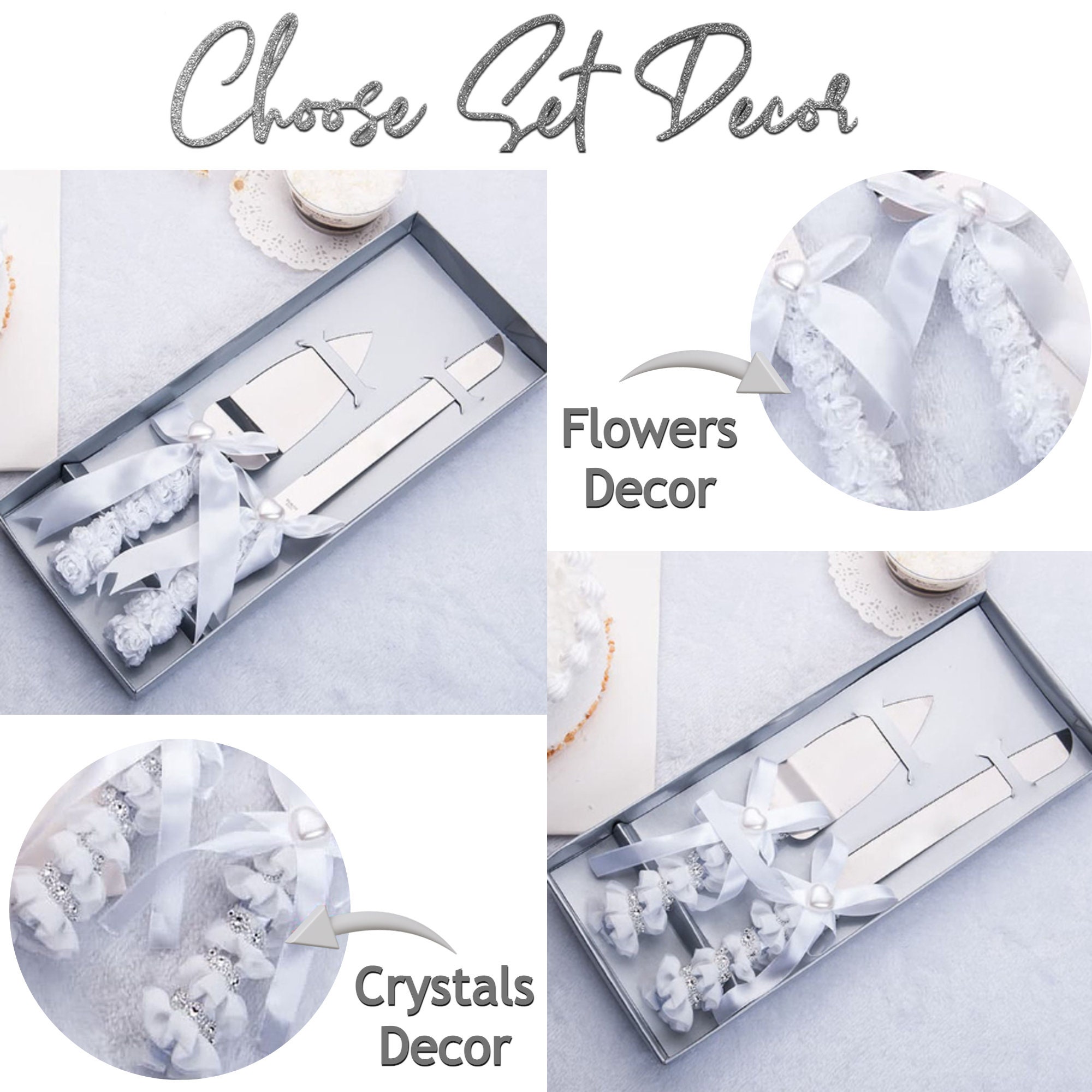 Wedding Custom Wedding Cake Knife Set Personalized Engraved - Etsy
