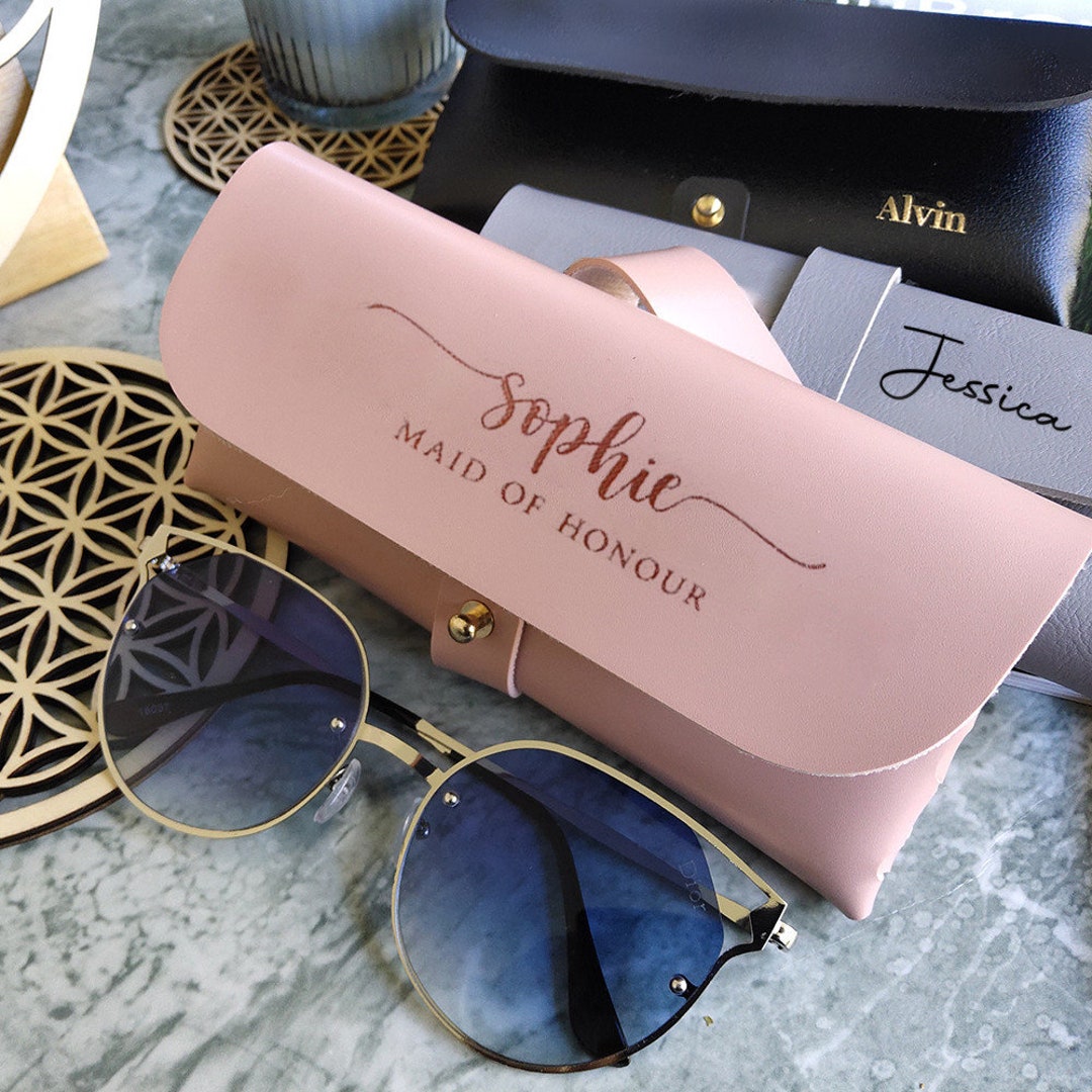 Personalized Premium Sunglasses Case Bridesmaid Gifts Bachelorette ...