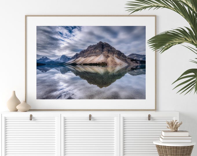 Banff Alberta Landscape Created in Mosaic Stained Glass Panel for ...