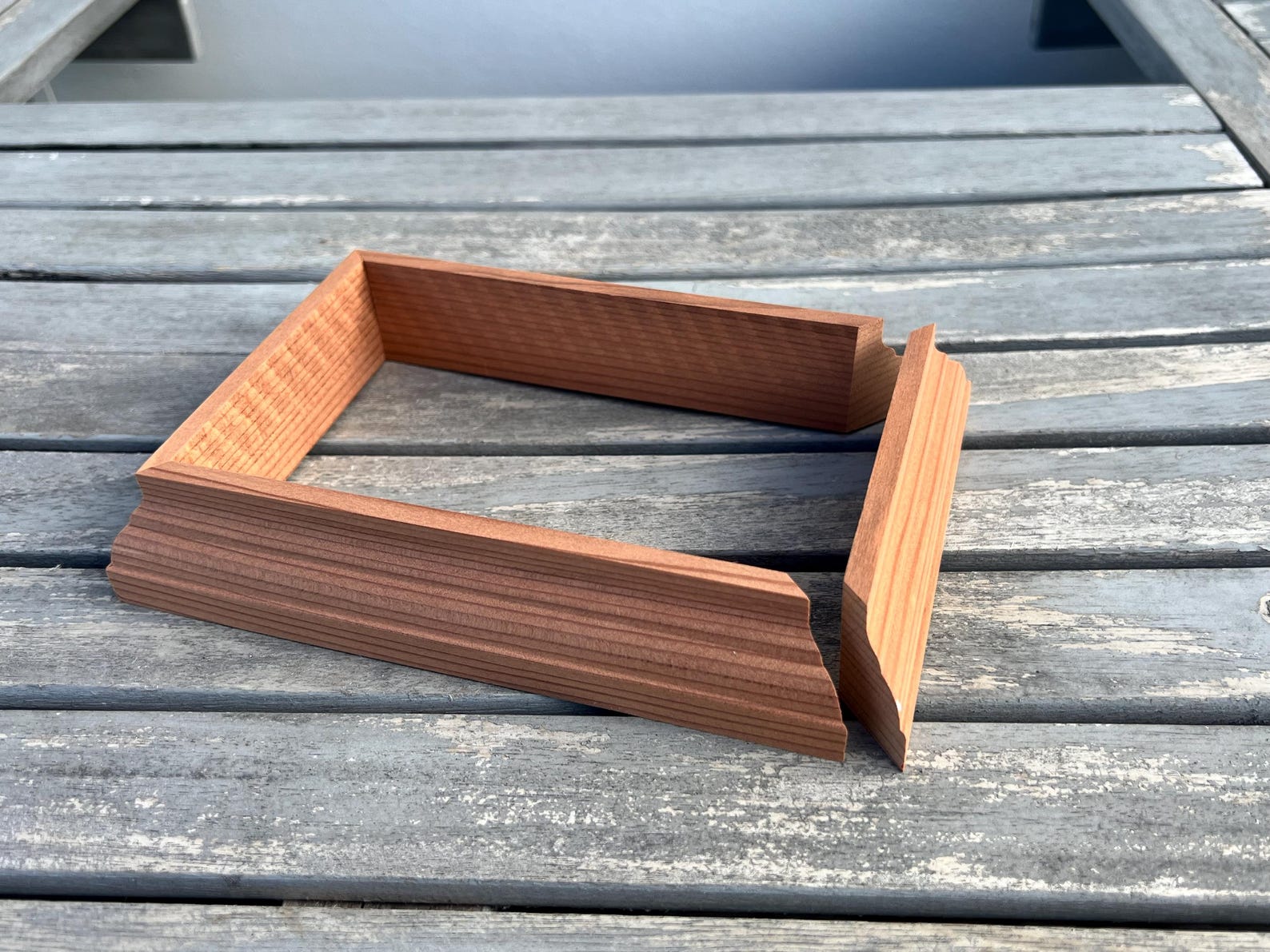 6x6 - 5-1/2" - Wood Post Skirt - Redwood - Traditional Style - All Post ...