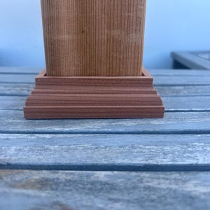 6x6 - 5-1/2" - Wood Post Skirt - Redwood - Traditional Style - All Post ...