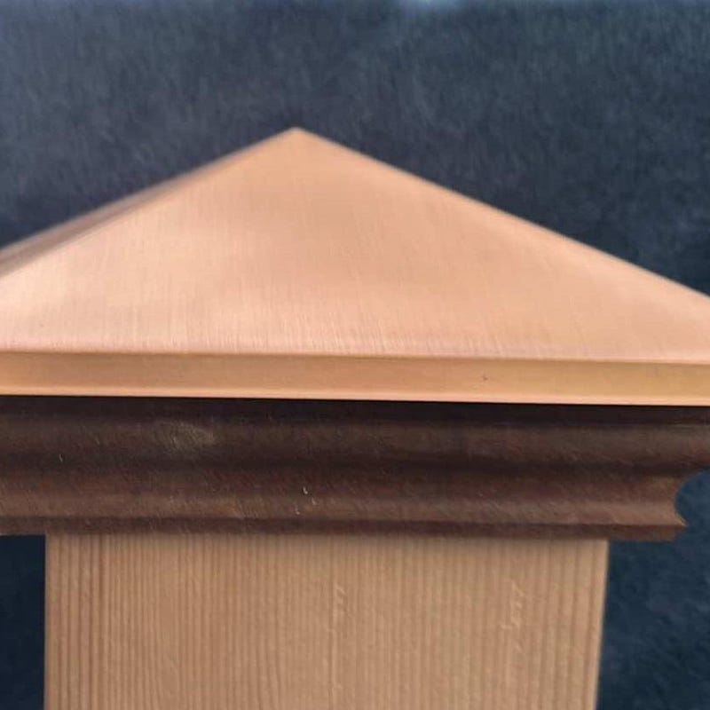 Copper Post Caps - Etsy