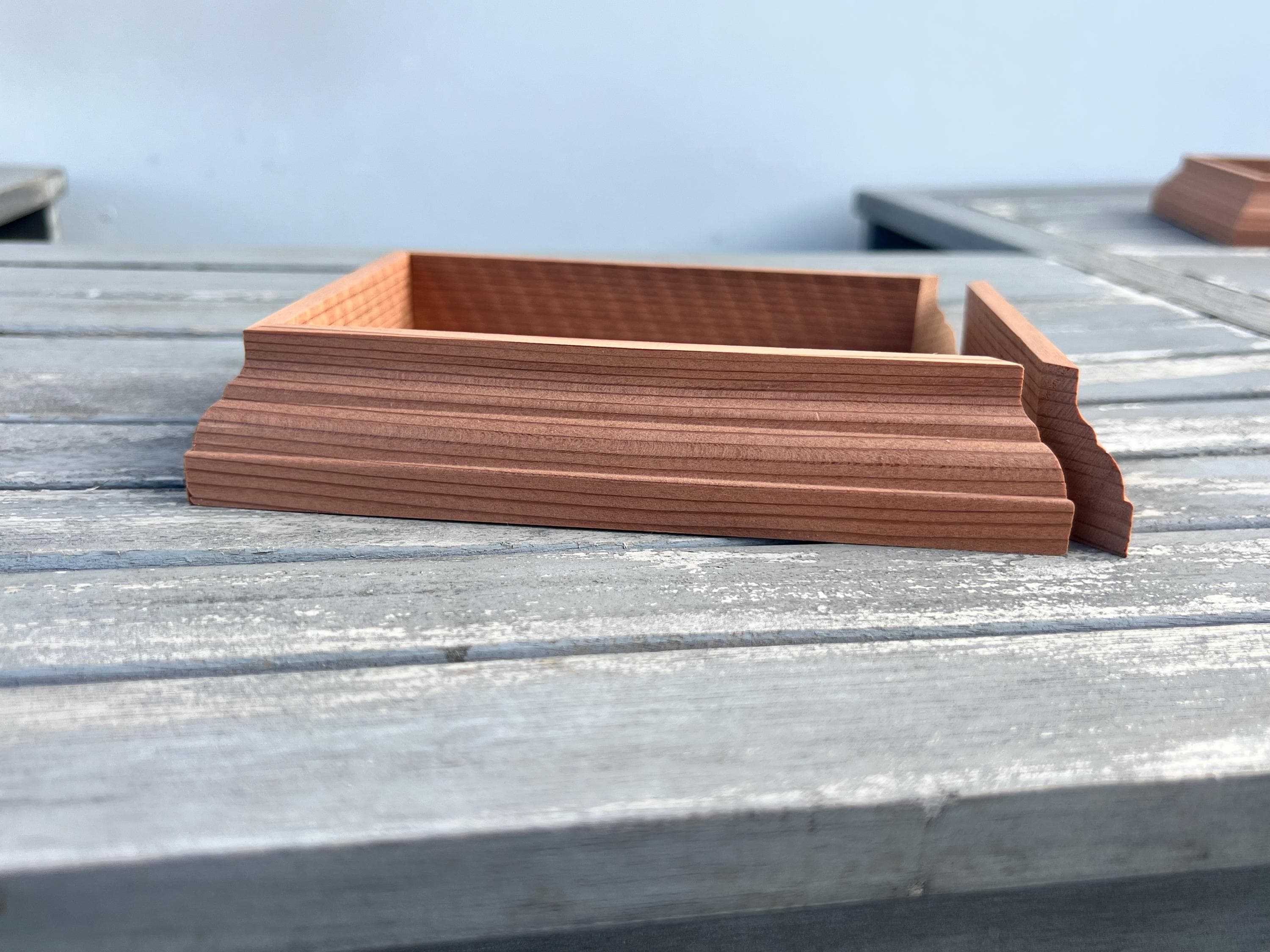 4x6 - 3-1/2" X 5-1/2" Actual Post - Wood Post Skirt - Redwood ...