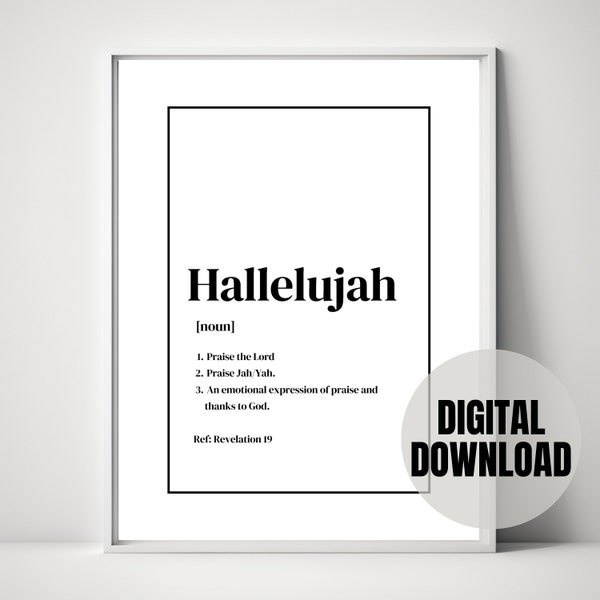 Hallelujah - Etsy