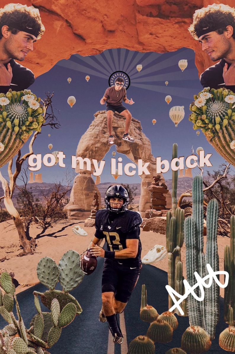 Custom Collage Poster: A Custom Collage Poster of an Athlete ...