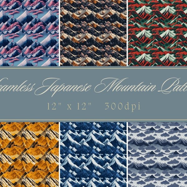 Japanese Mountain - Etsy