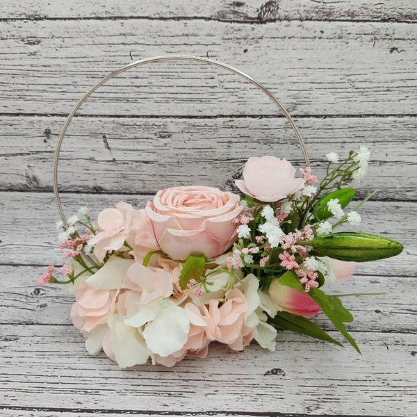 Floral Hoop Centerpiece - Etsy