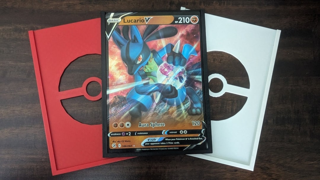 Wall Mountable Jumbo Pokémon Card Display - Etsy