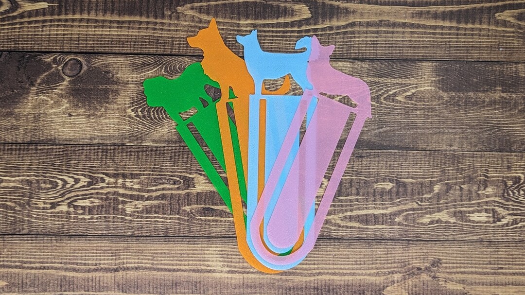 Personalized Dog Breed Bookmark: Pet Lover Gift - Etsy