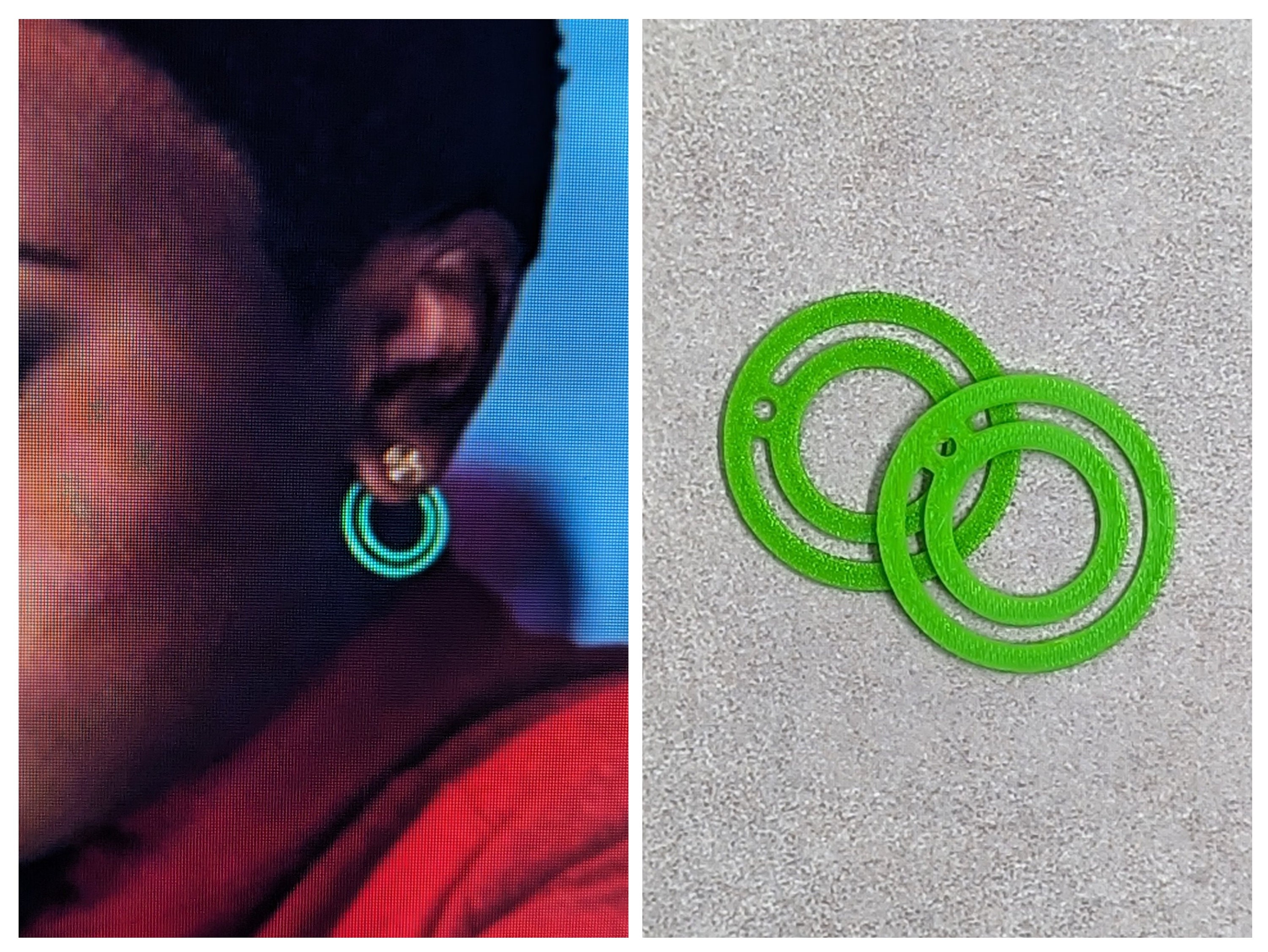 Bright Earring Jackets Inspired by Star Treks Nyota Uhura - Etsy