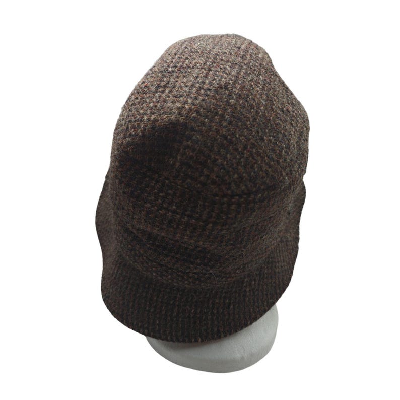 Vintage 1970s Pendleton Men's Brown Tweed Bucket Hat Classic Wool Hat ...