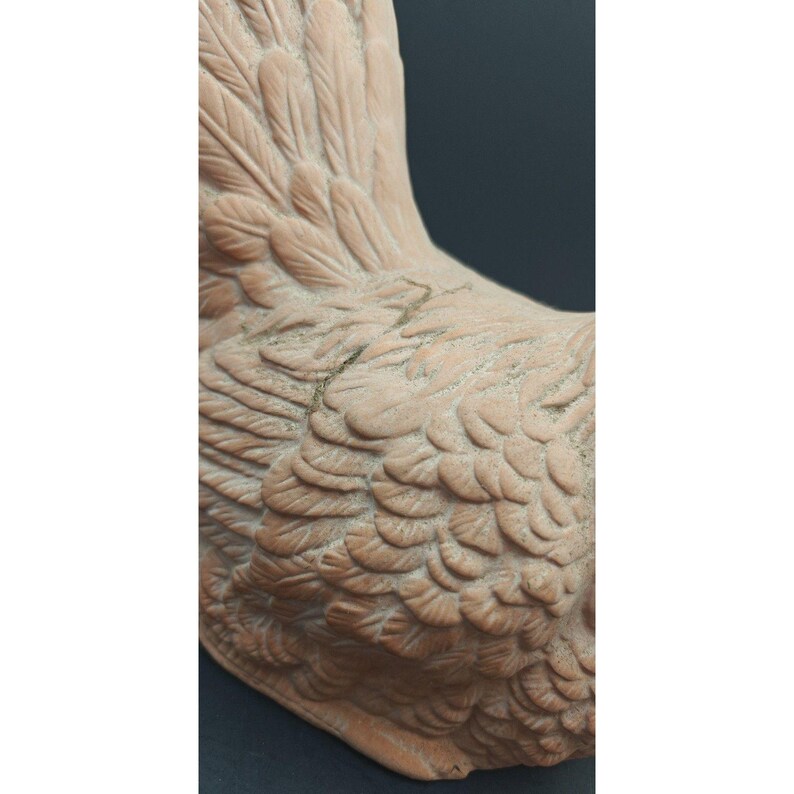 Vintage Terracotta Chicken Figurine Rustic Farmhouse Decor - Etsy