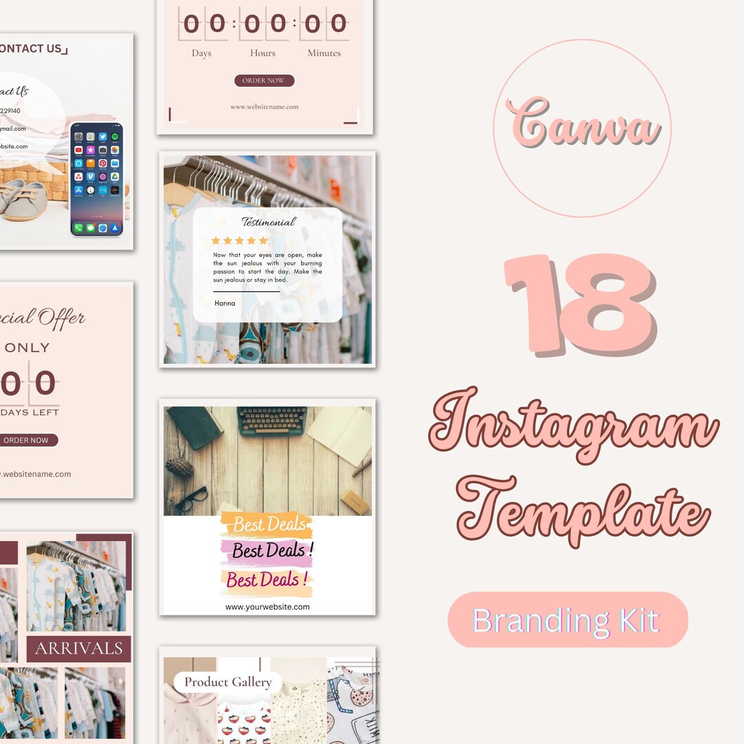 Instagram Post Templates, Canva Instagram Template, Canva Instagram ...