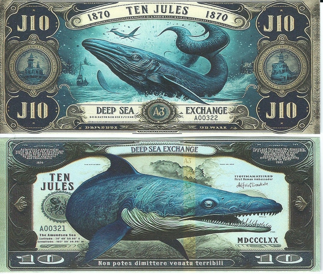 DEEP SEA CIVILIZATION 10 Jules Banknote World Paper Money 2023 First ...