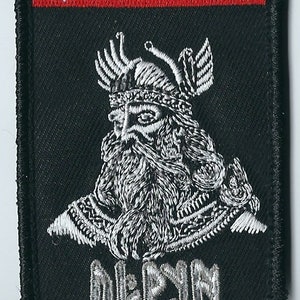 SLAVIC Pagan God PERUN Runa Protecting Amulet Morale Patch HIGH Quality ...