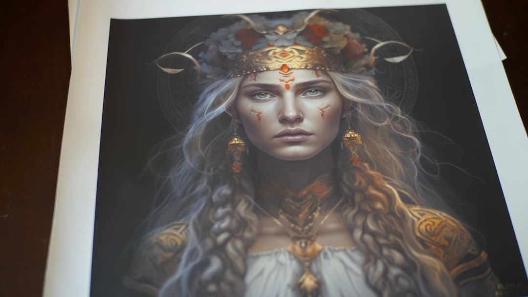 Lada, Goddess of Love and Beauty Pagan Slavic Goddess Picture Art Print ...