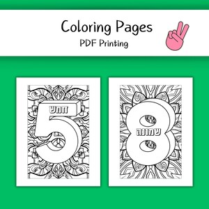 Numbers Coloring Pages (0-9) Kids Activities 123 Indoor Activity Kids ...