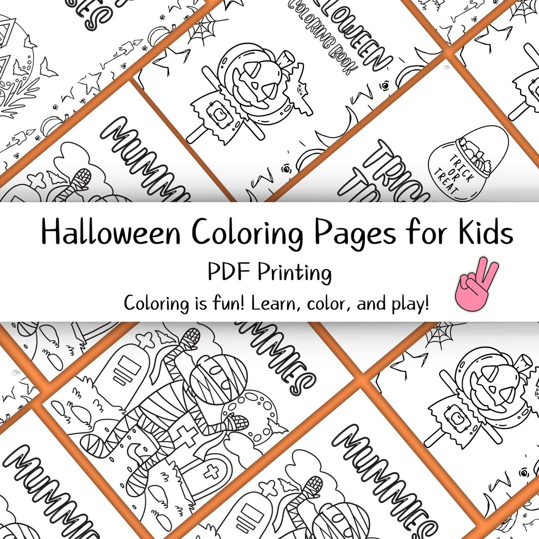 Halloween Printable Coloring Pages Coloring Kids Activity Printable ...