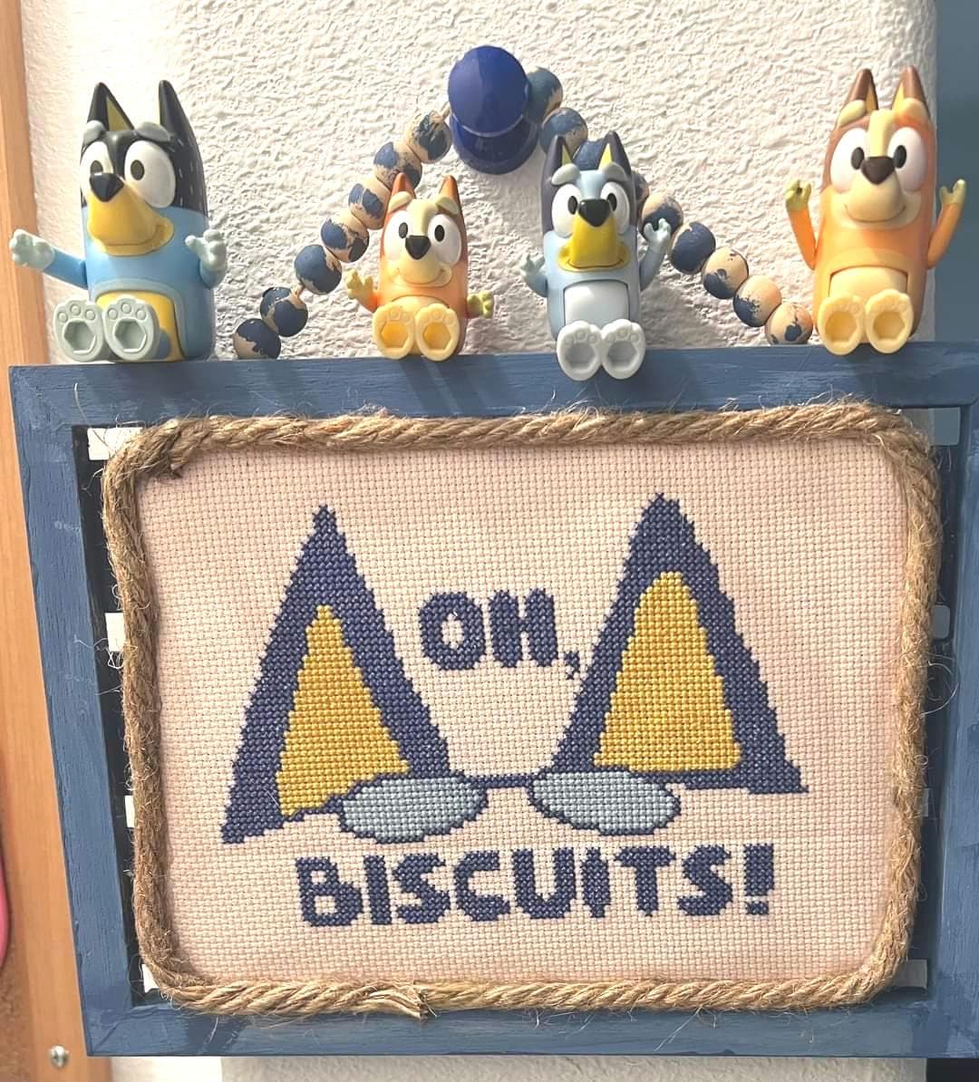 Oh Biscuits Bluey Bandit Pattern Funny Sassy Sarcastic PDF Instant ...